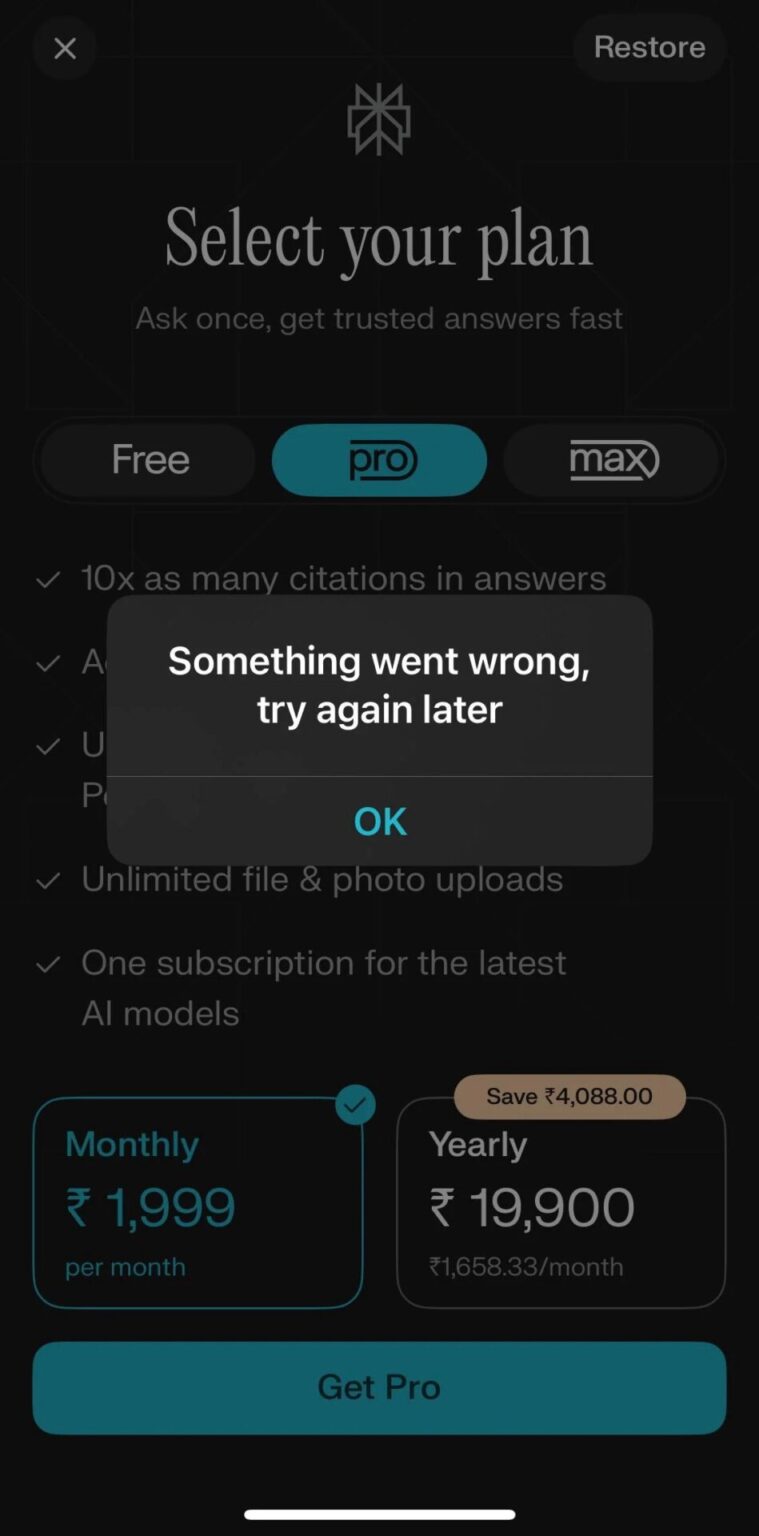 Airtel Perplexity Pro Claim Not Working? Here's The Real Fix (With Screenshots)